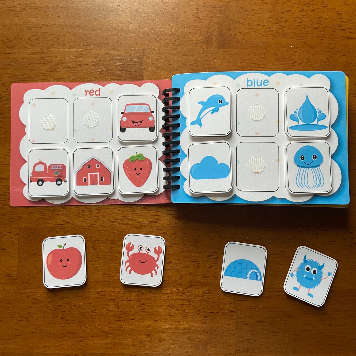 Colors Busy Book, Mini Book VOL4, Fully Assembled, Learn the Colors ...