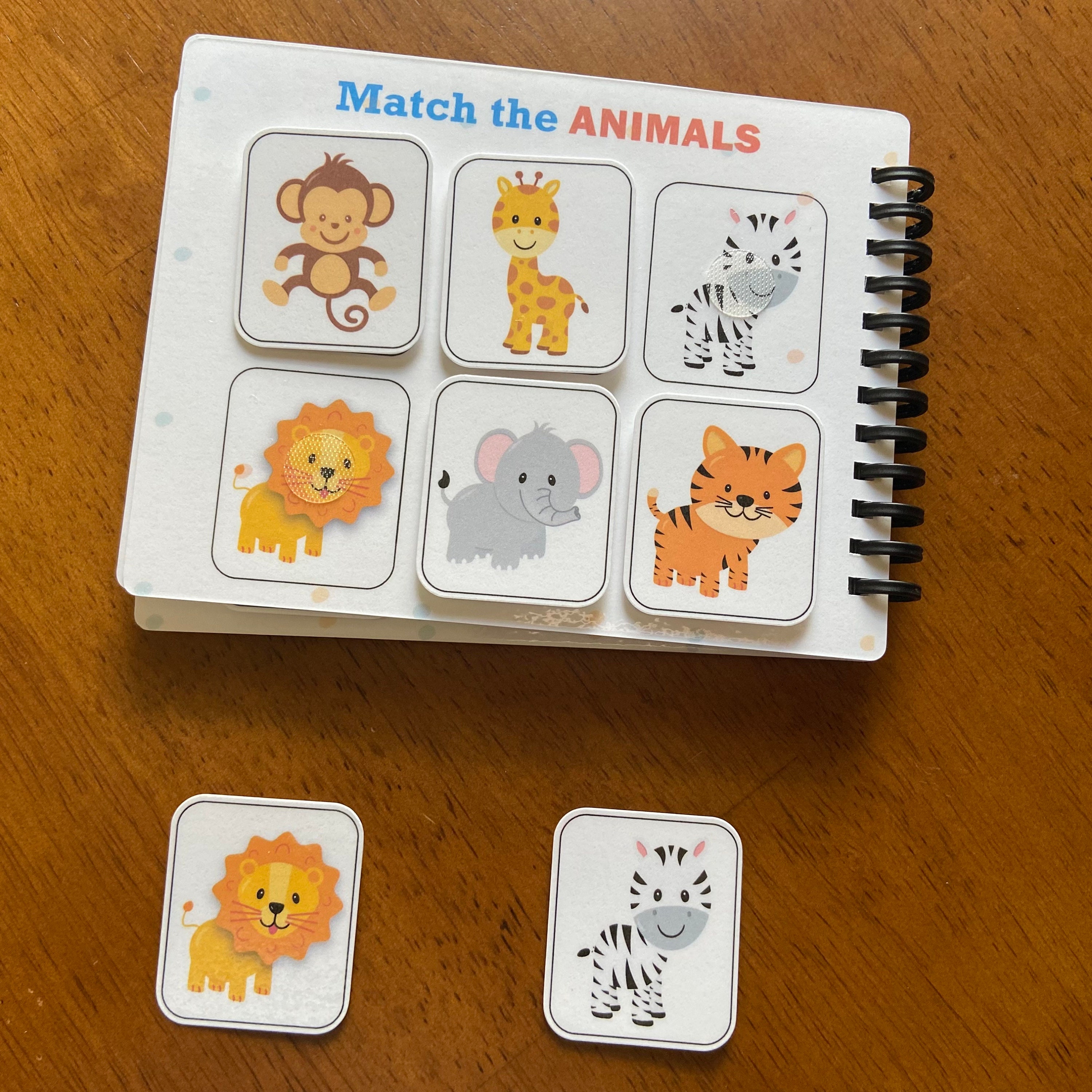 Toddler Mini Busy Book VOL1, Fully Assembled, First Learning Binder ...