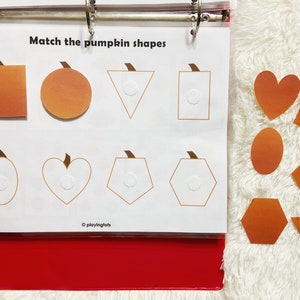 Fall or Autumn Busy Book Printable for Toddlers, Learning Activities ...