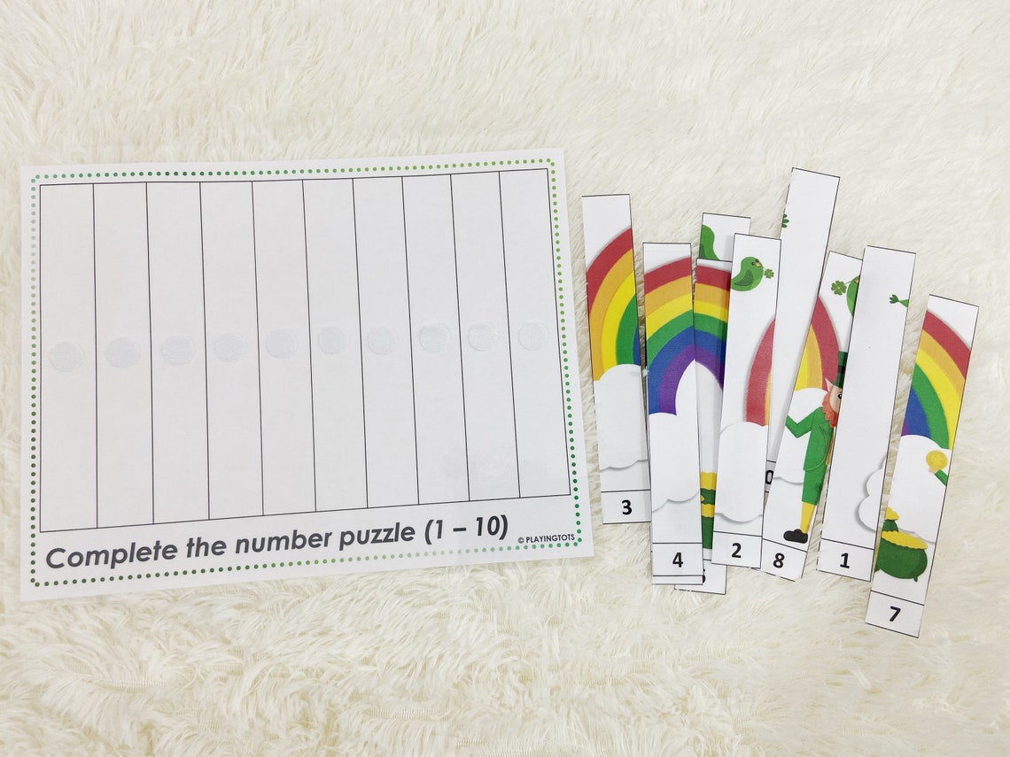 St Patricks Day Busy Book Printable for Toddlers, Quiet Book, Busy ...