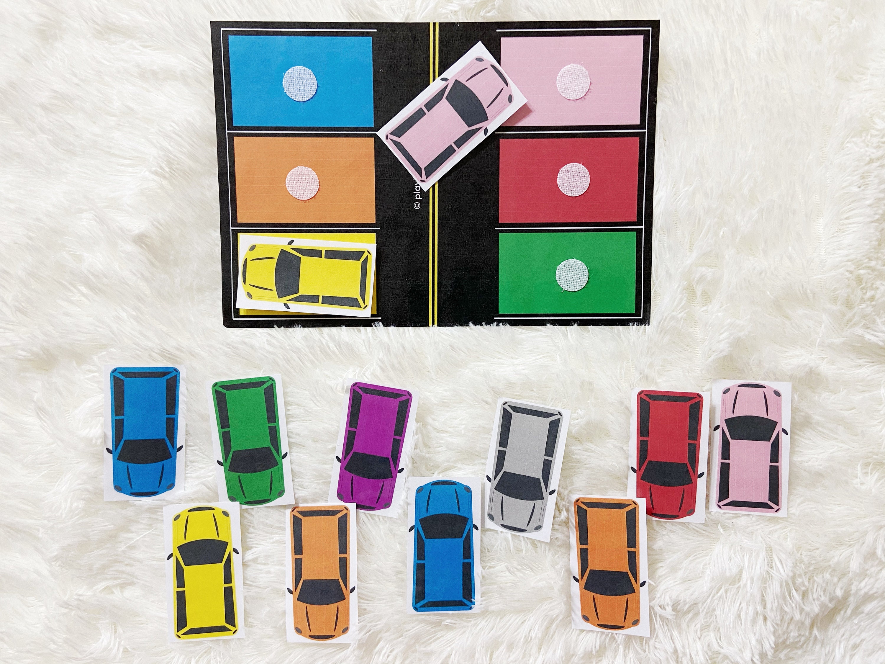 Car Colors Matching Activity Printable Car Parking Activity - Etsy ...