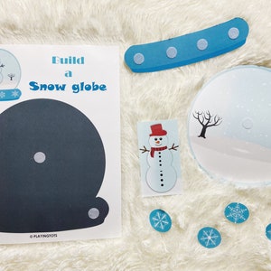 Winter Toddler Busy Book Printable, Snowman Themed Activities, Winter ...