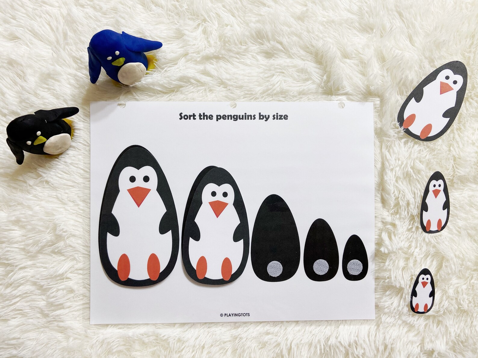 Penguin Busy Book Printable Toddler Busy Book Learning - Etsy
