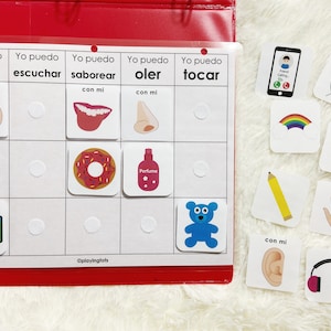 Body Parts Printable in Spanish, Toddler Busy Books Activity Pages ...