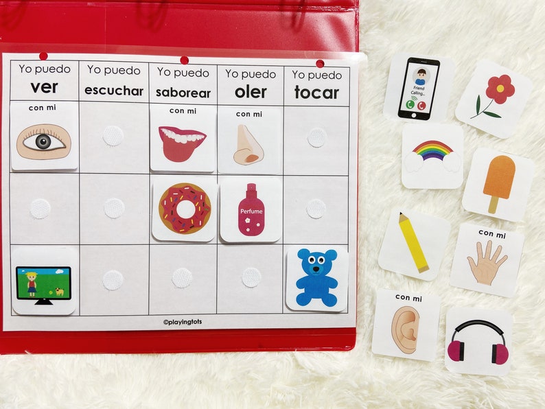 Body Parts Printable in Spanish Toddler Busy Books Activity - Etsy