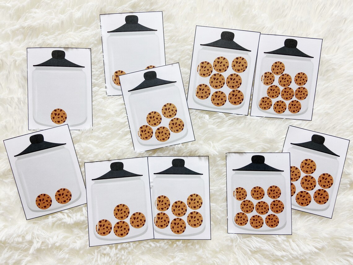 Cookies Counting Activity Printable Learn to Count Preschool - Etsy