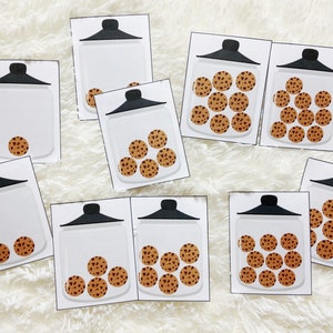 Cookies Counting Activity Printable, Learn to Count, Preschool Math ...