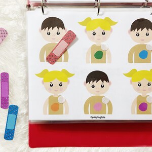 Body Parts Printable Pack for Toddlers, Toddler Busy Book, Learning ...