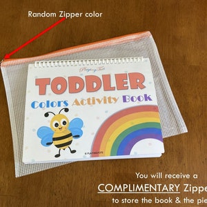 Toddler Busy Book Fully Assembled Learning Binder Colors - Etsy