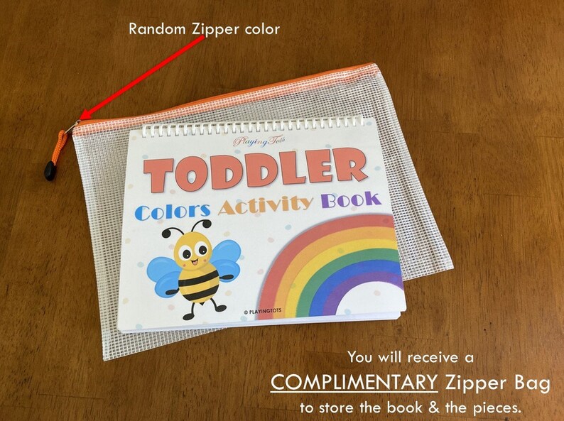 Toddler Busy Book Fully Assembled Learning Binder Colors - Etsy