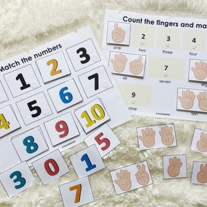 Math Preschool Learning Binder Printable, Numbers Busy Book, Quiet Book ...