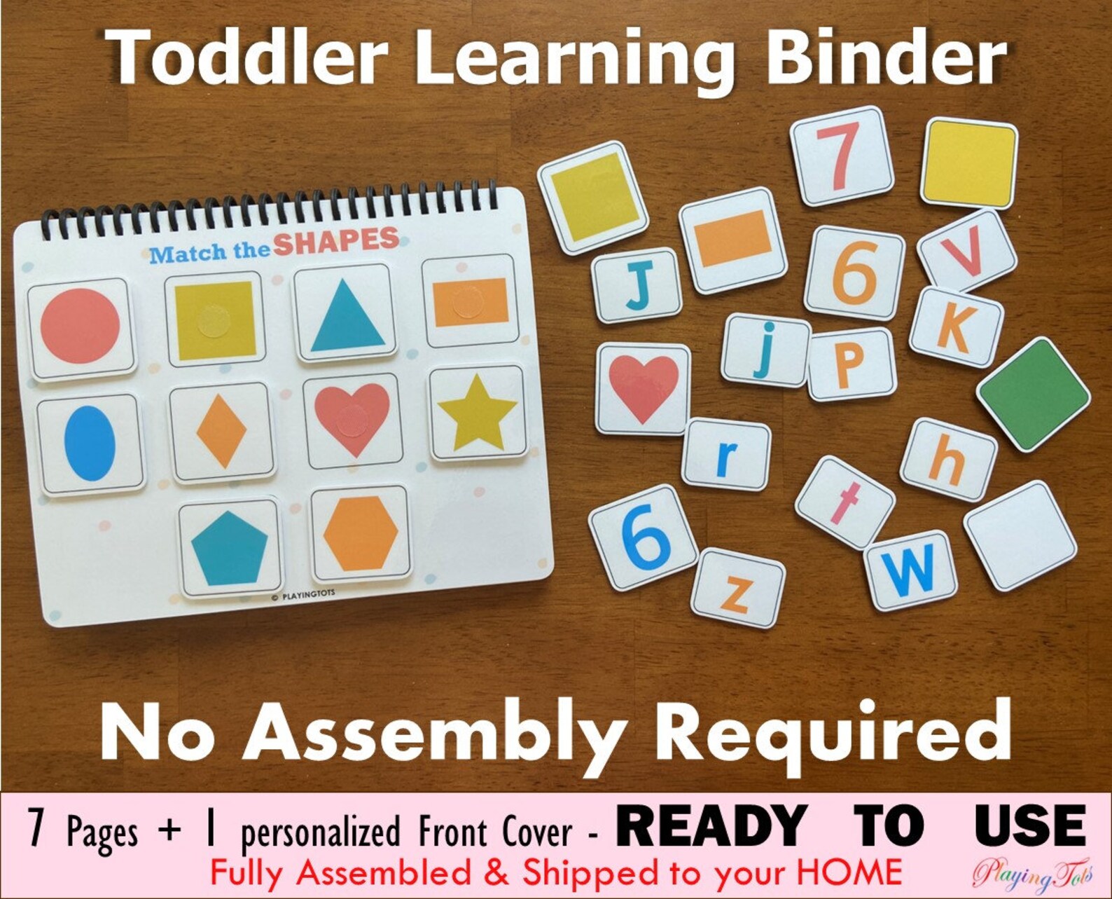Personalized Toddler Learning Binder, Fully Assembled, Busy Book, Quiet ...