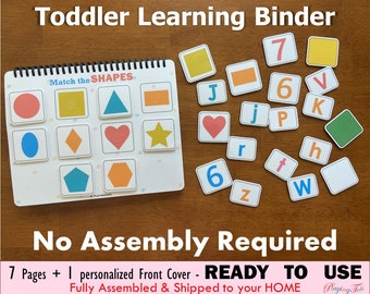 Toddler Mini Busy Book VOL9, Fully Assembled, First Learning Binder ...