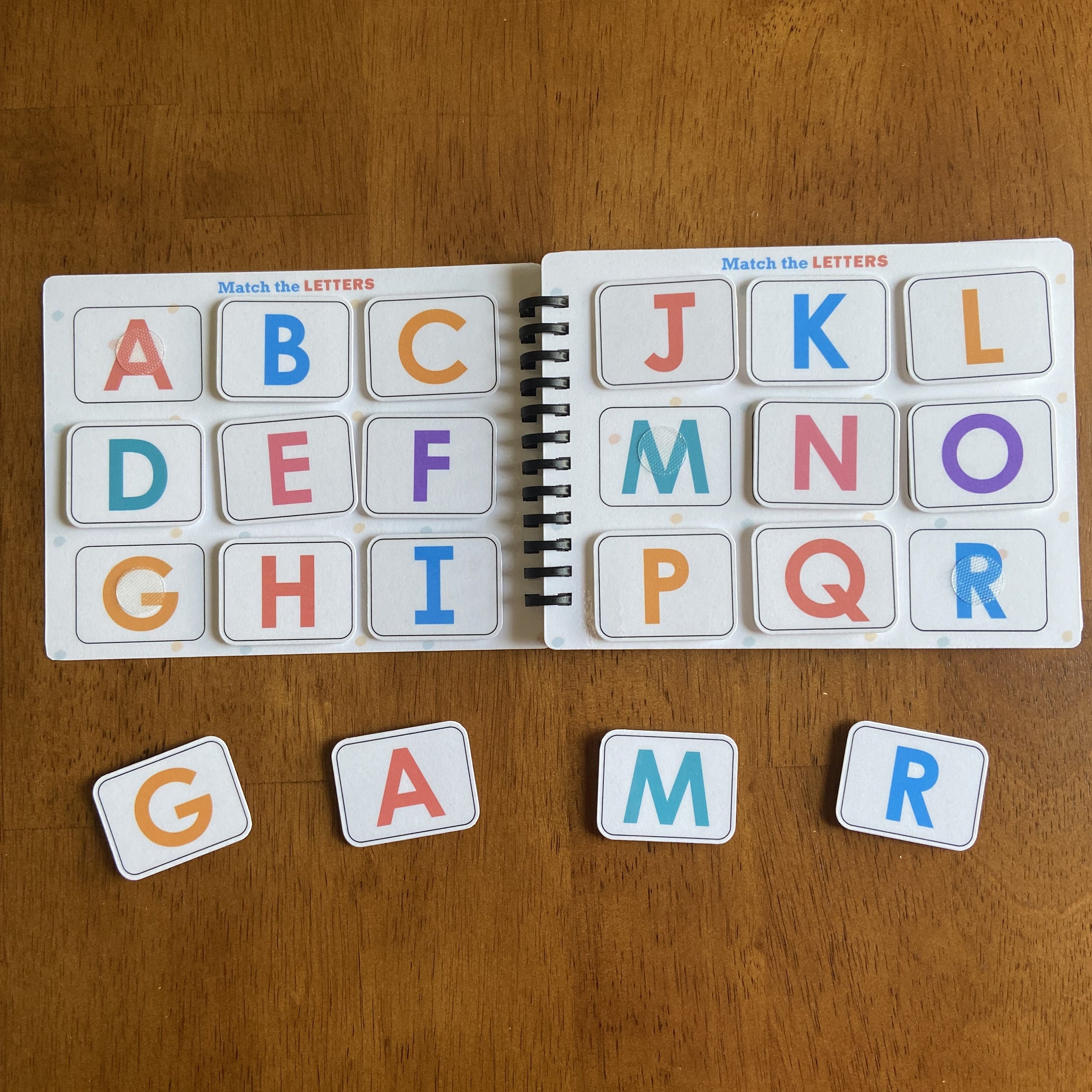 Alphabet Toddler Mini Busy Book VOL10, Fully Assembled, First Learning ...