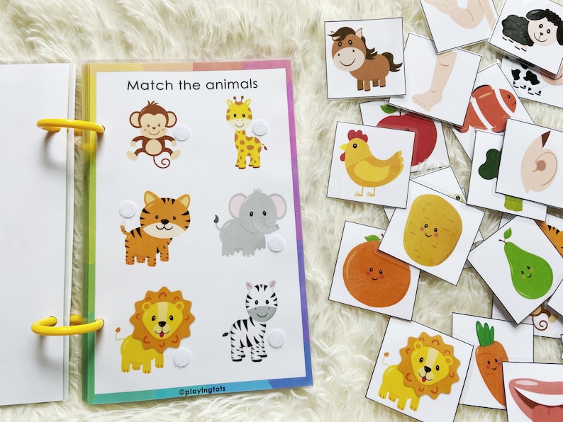 Toddler Mini Busy Book Printable Travel Size Activity Book - Etsy