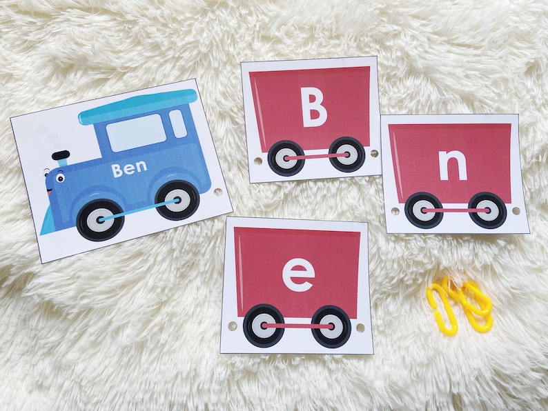 Name Building Activity Printable Personalized Name Spelling - Etsy