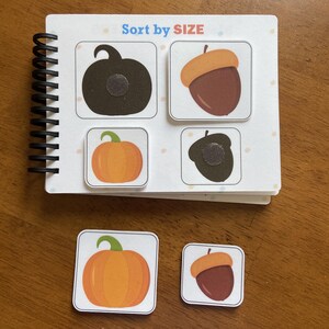 Toddler Busy Book, Mini Book VOL11, Fully Assembled, Fall Themed ...