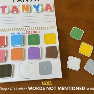 Personalized Toddler Learning Binder Fully Assembled Busy - Etsy