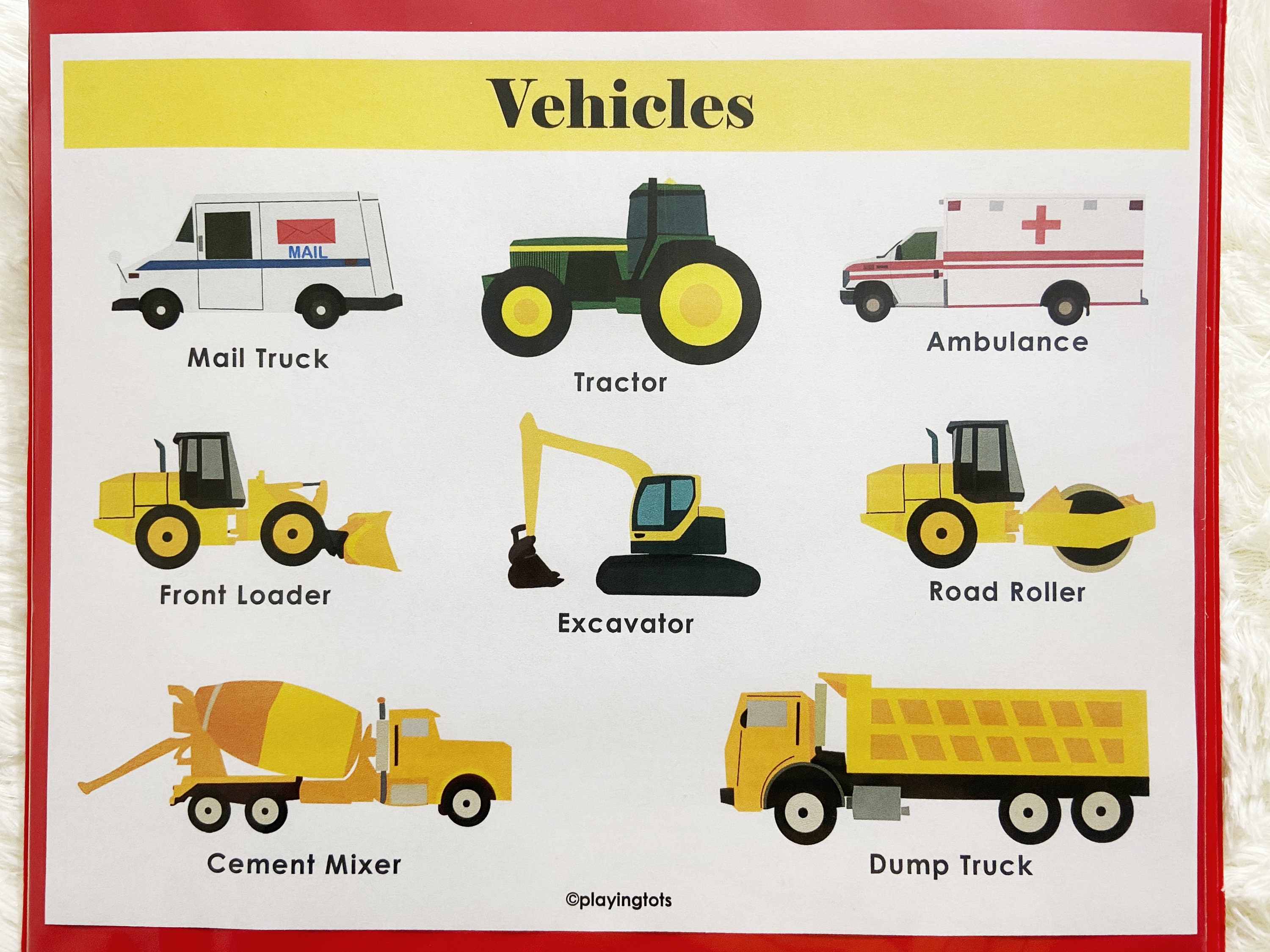Vehicles Chart Printable Vehicle Match Toddler Busy Book - Etsy Australia