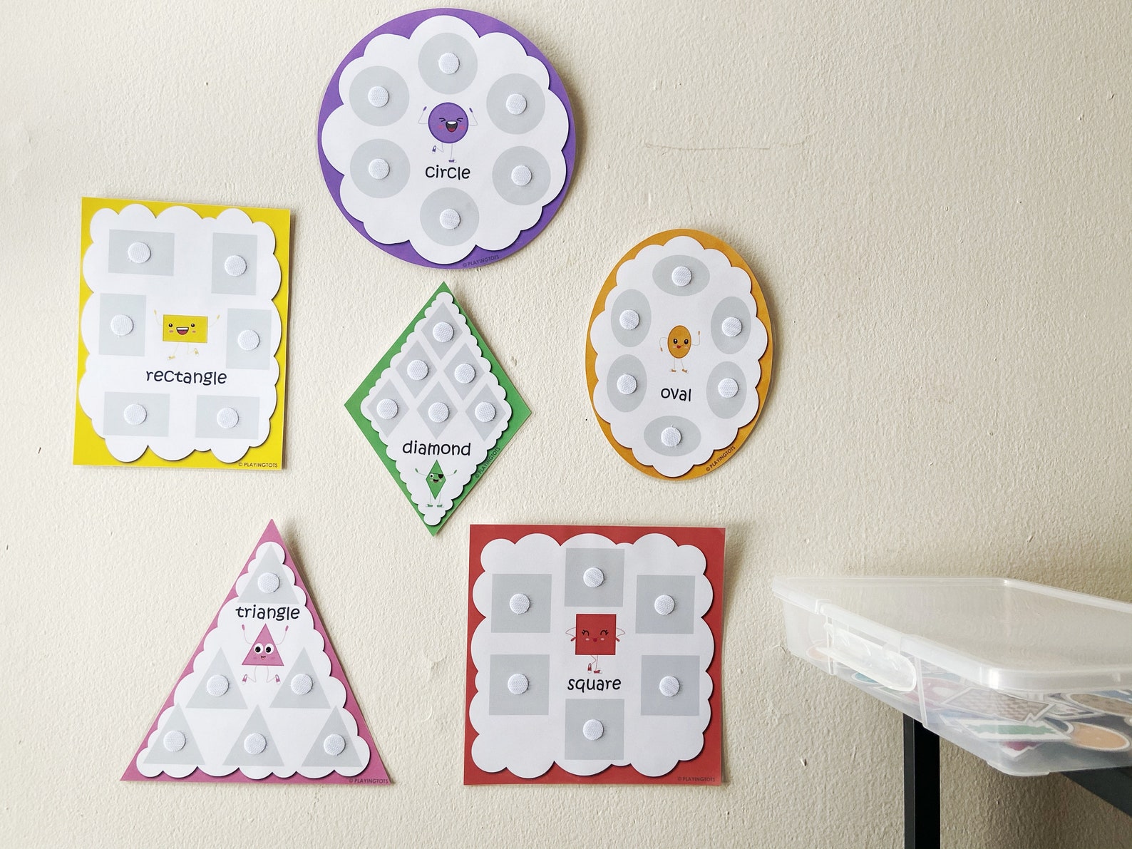 Shapes Pictures Sorting Activity Printable Sort by Shape - Etsy