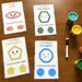 Shapes Playdoh Cards Printable, Play Dough Activity, Toddlers ...