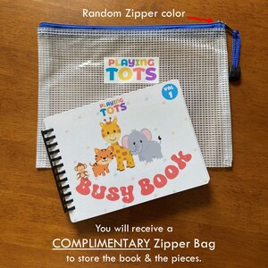 Toddler Mini Busy Book VOL1, Fully Assembled, First Learning Binder ...