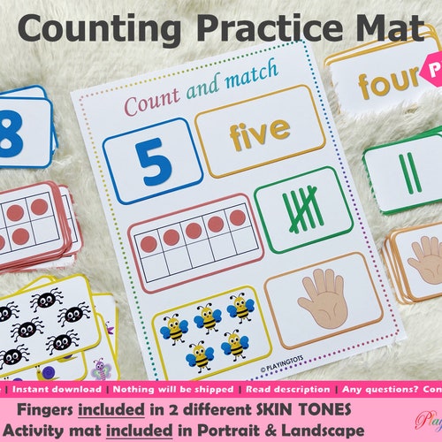 Math Preschool Learning Binder Printable Numbers Busy Book - Etsy UK