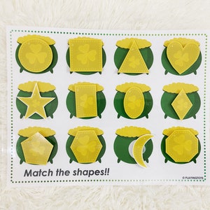 St Patricks Day Busy Book Printable for Toddlers, Quiet Book, Busy ...