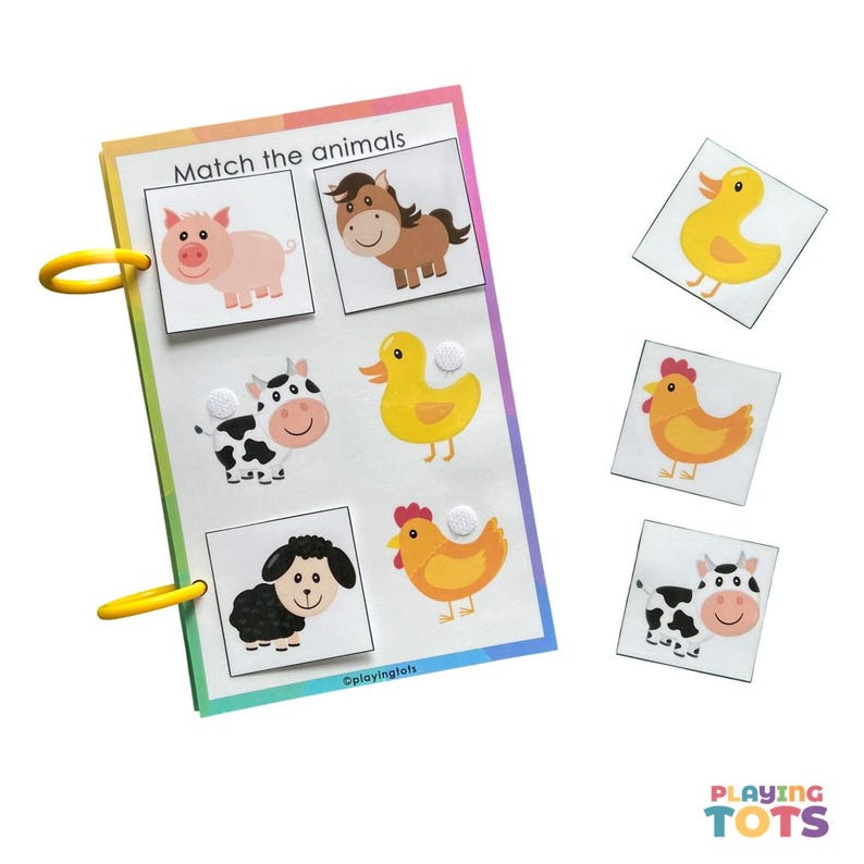 Toddler Mini Busy Book Printable, Travel Size Activity Book, Fun Quiet ...