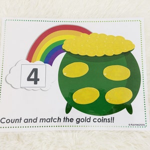 St Patricks Day Busy Book Printable for Toddlers, Quiet Book, Busy ...