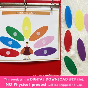 Turkey Themed Busy Book Printable for Toddlers, Thanksgiving Busy Book ...