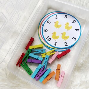 Count and Clip Animals Cards Printable, Busy Bag Activities, Task Box ...