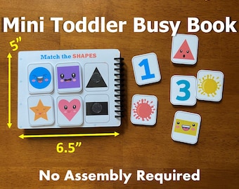 Toddler Mini Busy Book, Fully Assembled, Valentine Themed, Learning ...