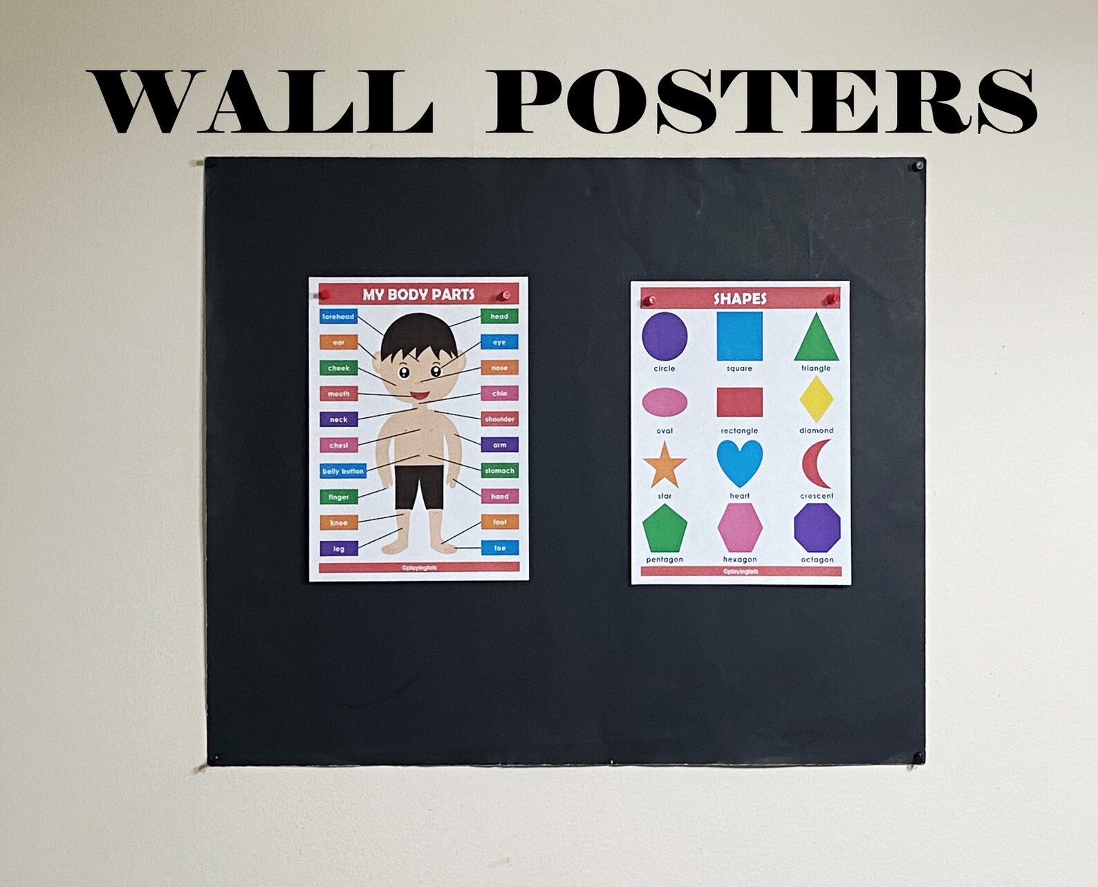Toddler Learning Book Printable Educational Wall Posters - Etsy