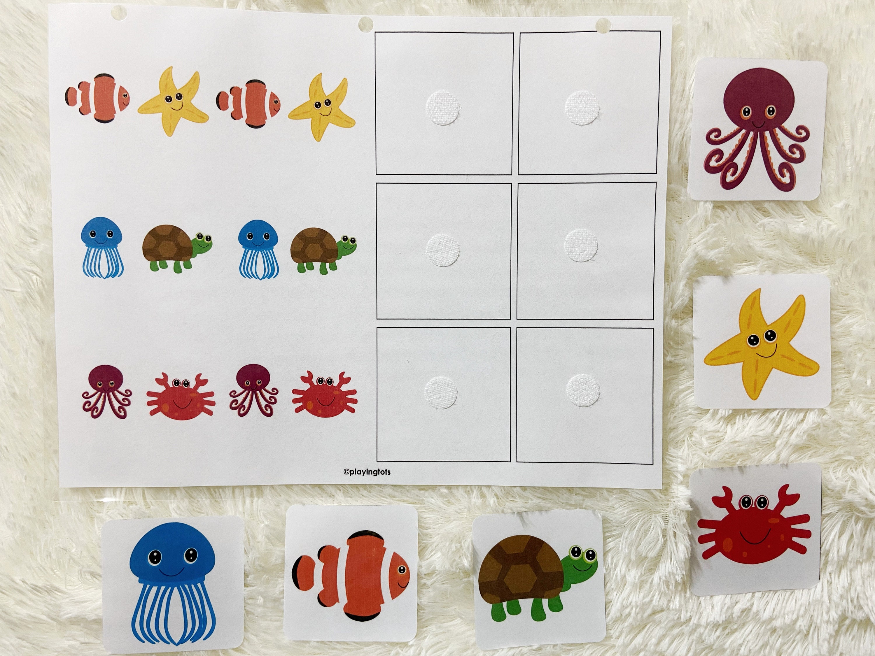 Sea Animals Toddler Busy Book Quiet Book Home School - Etsy Canada