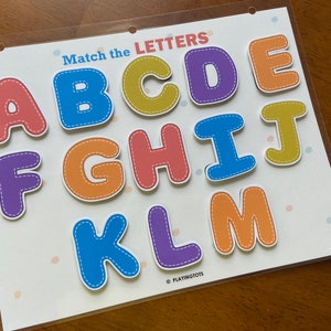 Matching Activities Printable, Toddler Busy Book Pages, Toddler ...