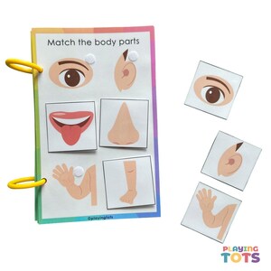 Toddler Mini Busy Book Printable, Travel Size Activity Book, Fun Quiet ...