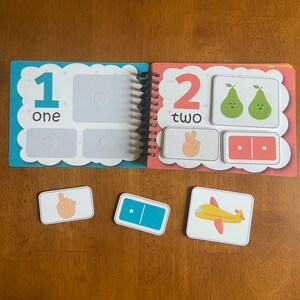 Toddler Mini Busy Book VOL6, Counting Practice Activity, Learn to Count ...