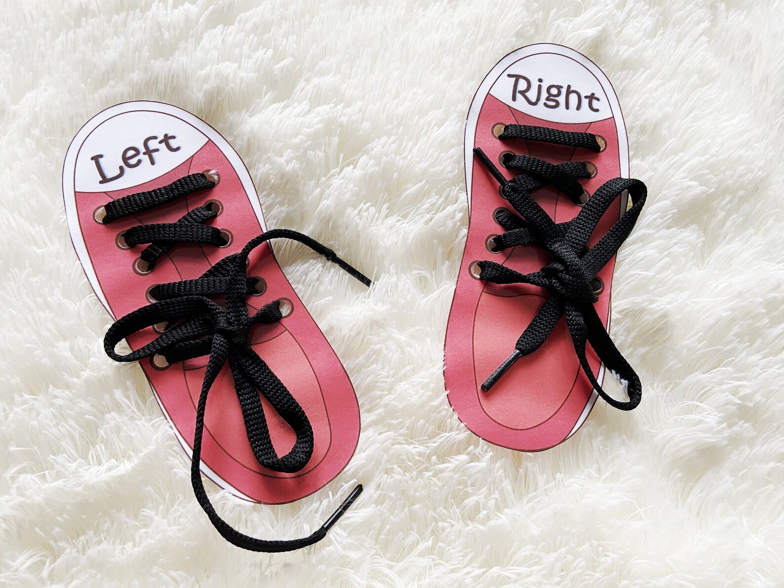 Tie Your Shoes Activity Printable, Tie Shoe Laces, Busy Book Activity ...