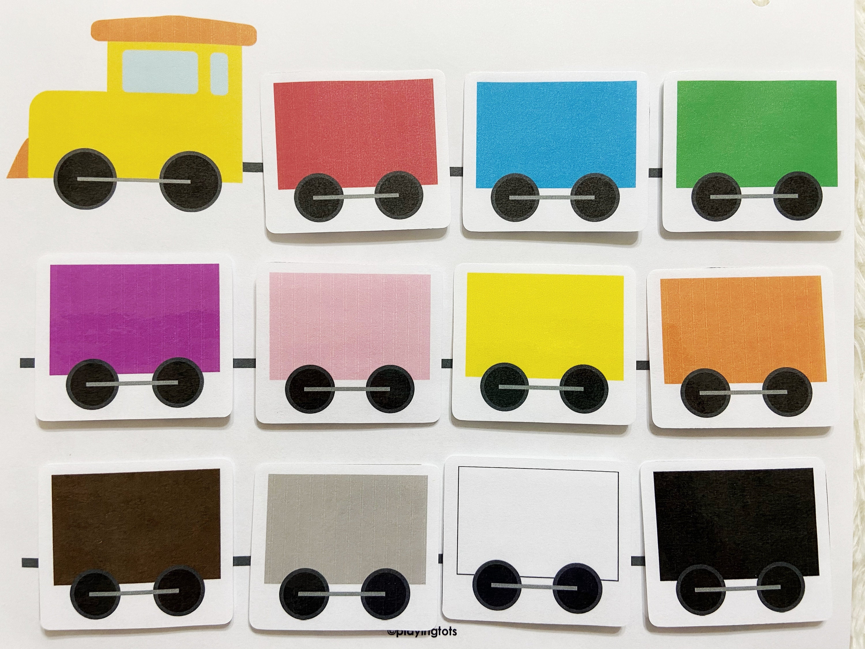 Colors and Shapes Matching Activity Printable Toddler Busy - Etsy