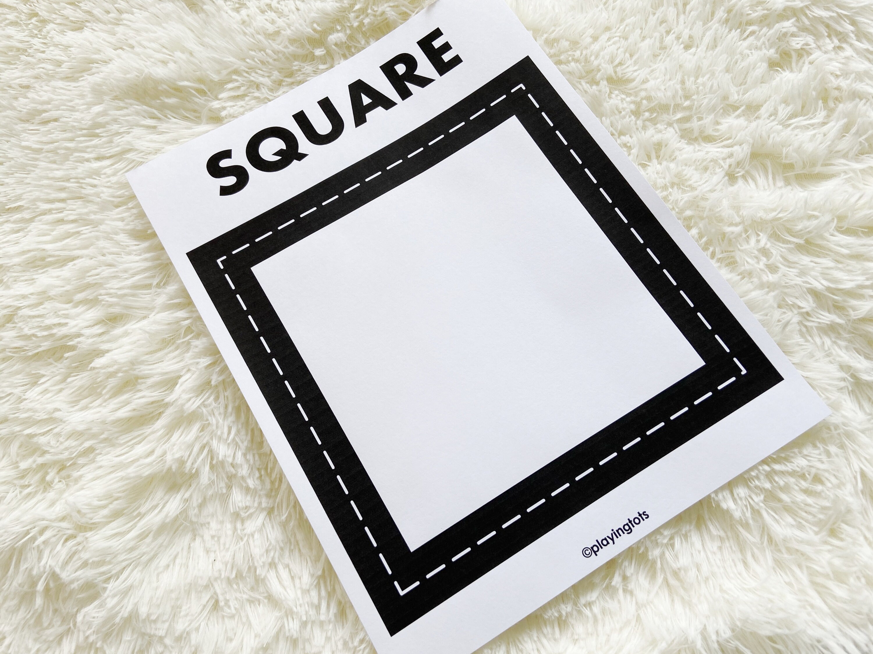 Shapes Tracing Road Mats Printable, 2D Shapes Recognition, Toddlers ...