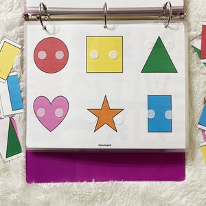Colors and Shapes Activities Printable for Toddlers and Preschoolers ...