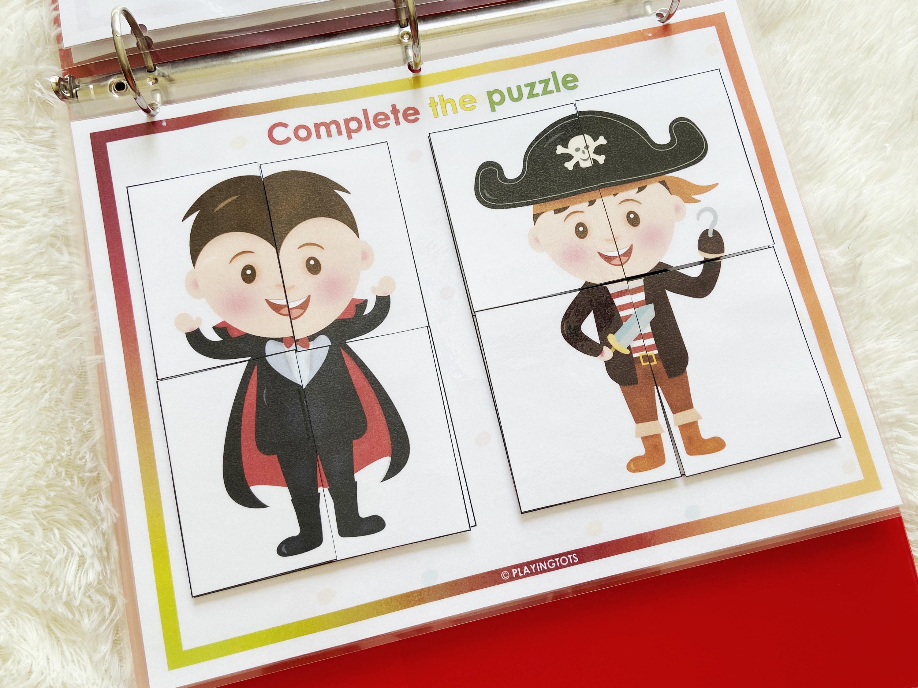 Halloween Busy Book Printable, Halloween Activities for Toddlers, Fall ...