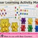 Bear Counters Learning Mats Printable, Learning Binder, Busy Book ...