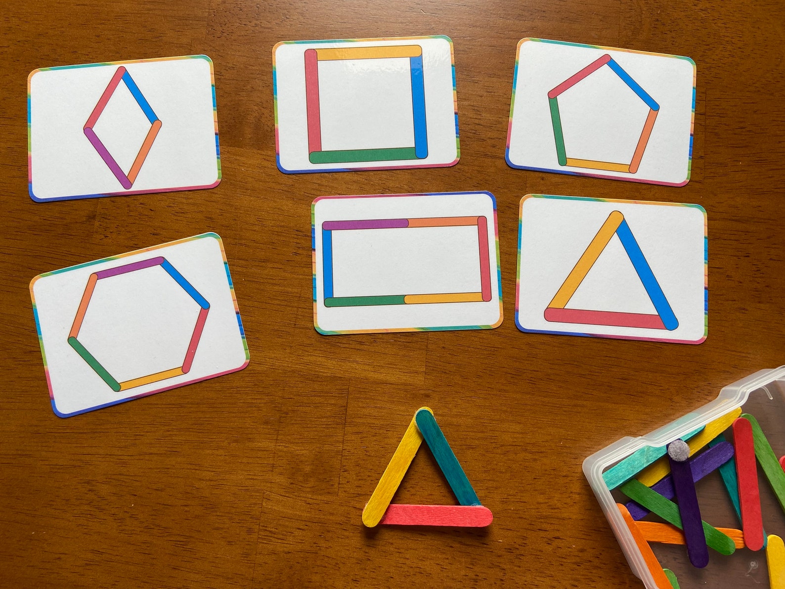 Preschool Activities, Shapes Activities, Fully Assembled, Learn 2D ...