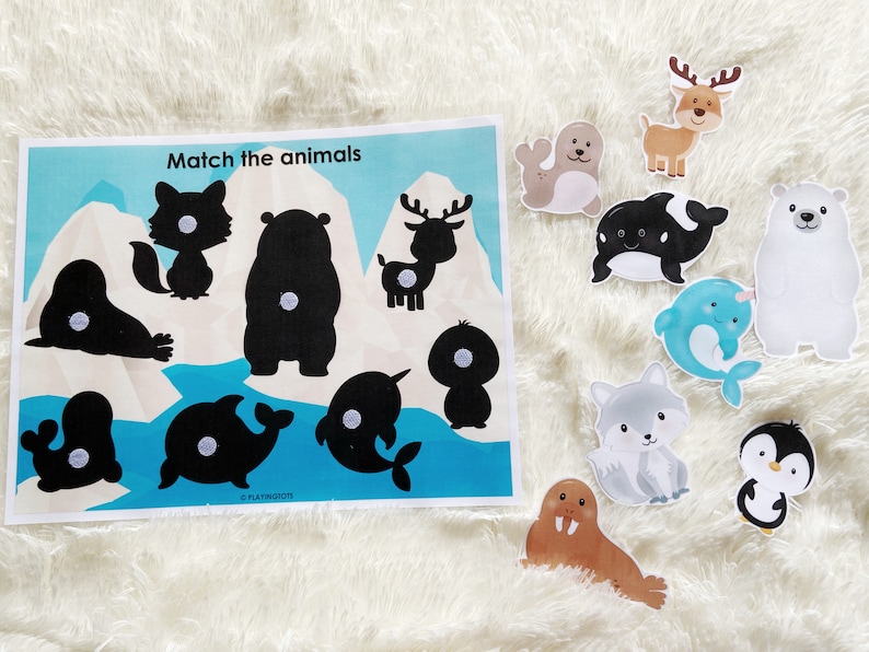 Arctic Animals Toddler Busy Book Printable Learning Binder - Etsy