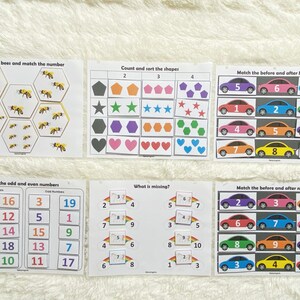 Toddler Preschool Busy Book Printable, Learning Folder, Home School ...