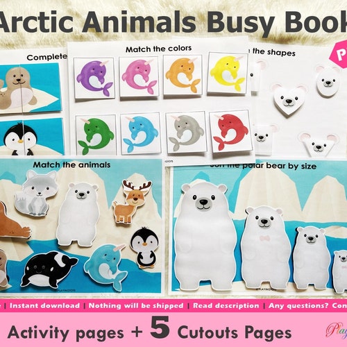 Dinosaur Toddler Busy Book Printable Learning Binder - Etsy