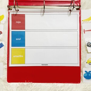 Colors and Shapes Activities Printable in Spanish for - Etsy