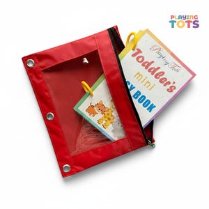 Toddler Mini Busy Book Printable, Travel Size Activity Book, Fun Quiet ...